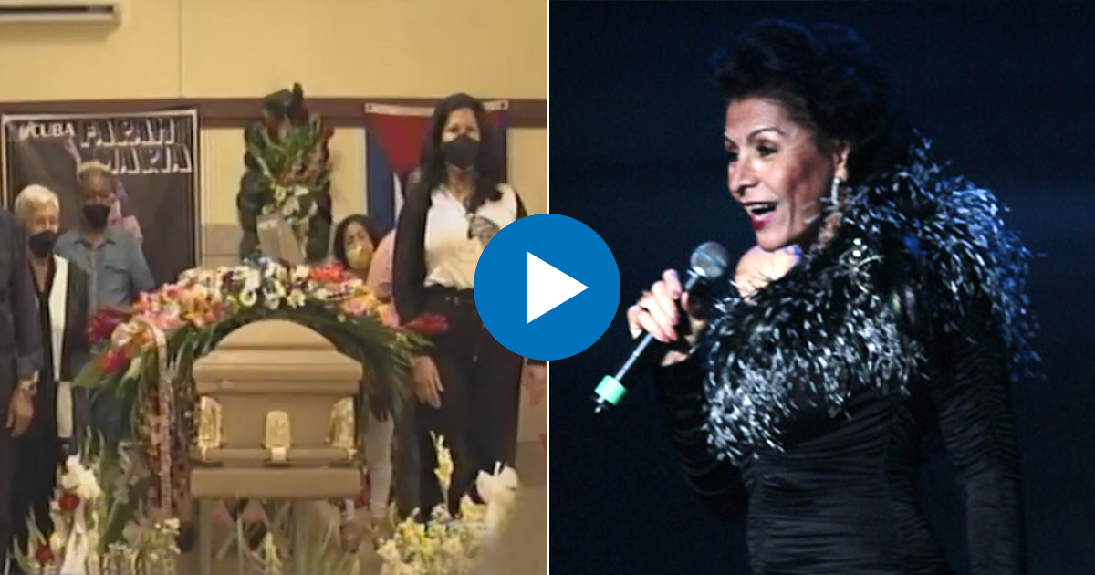 Honras fúnebres de la cantante cubana Farah María: Familiares y amigos ...