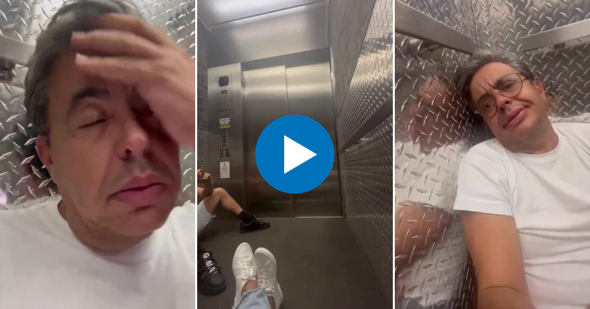 Carlucho pasa horas atrapado en un elevador de Miami