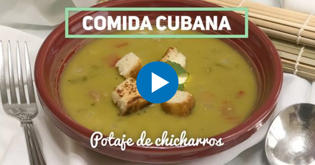 Receta de Potaje de Chícharos - CiberCuba Cocina