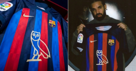 El Barça lucirá logo de Drake contra el Real Madrid