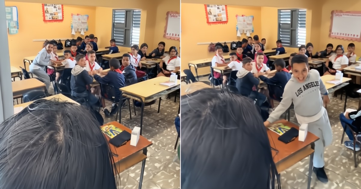 Emotional Reunion in Cuba: Mother Surprises Her Son in Class