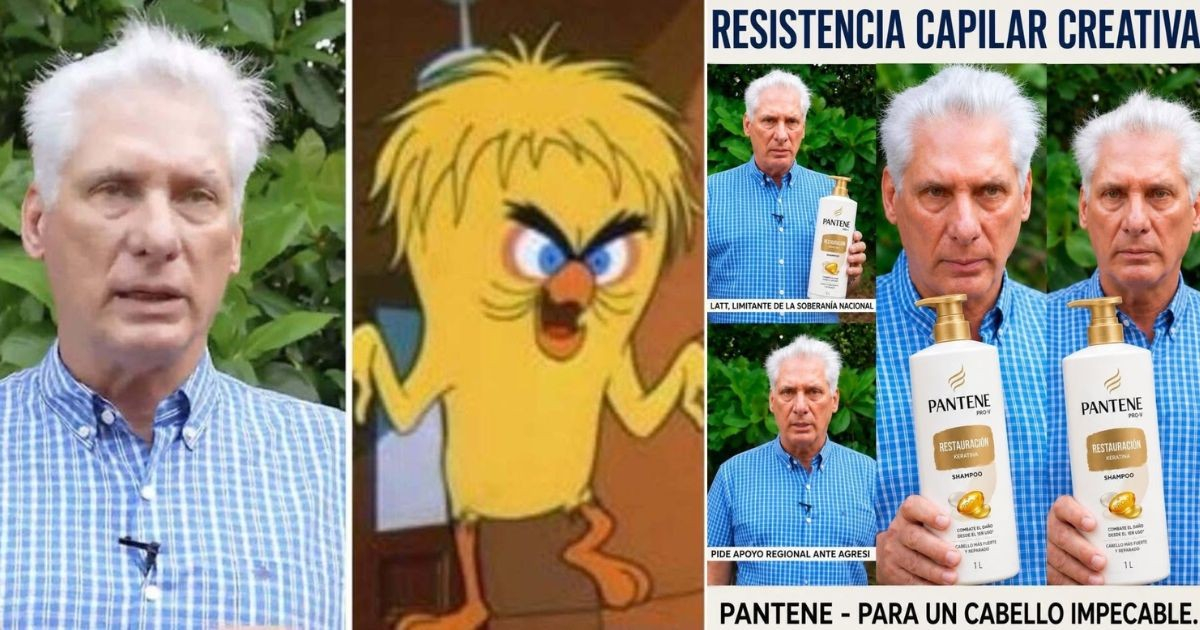 Memes are pouring in about Díaz-Canel after his disheveled appearance ...