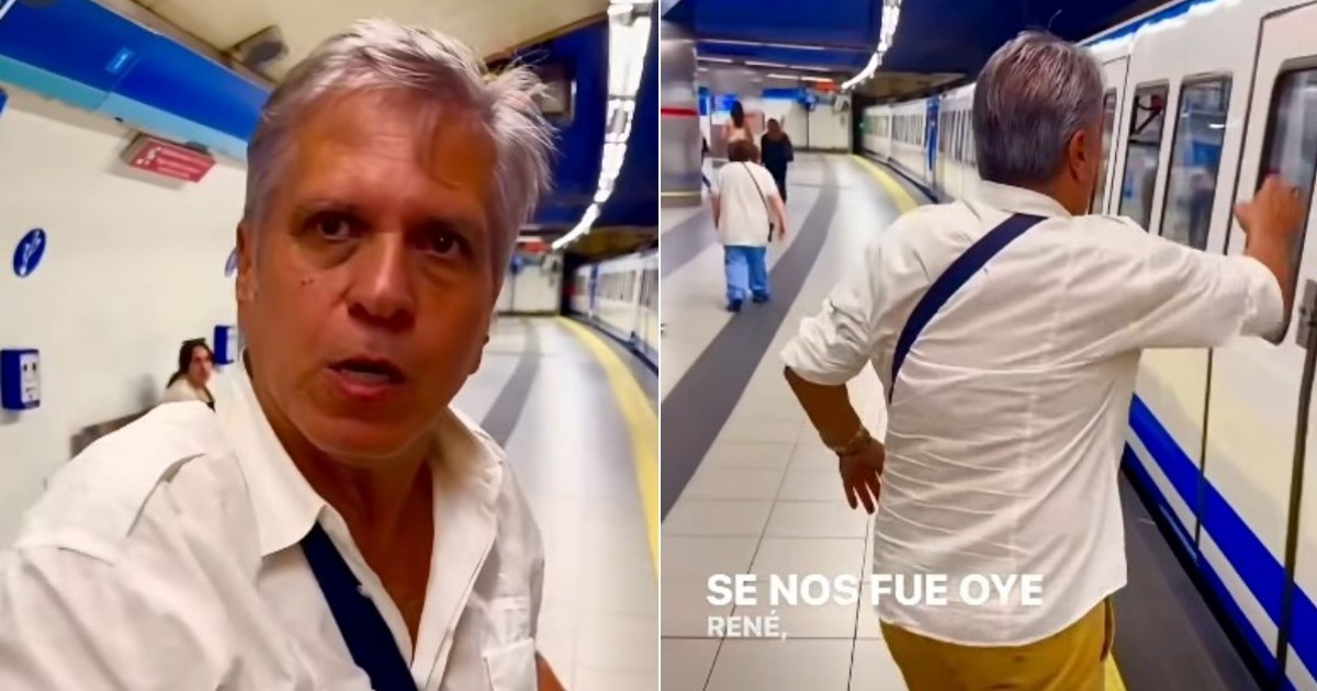 Humor cubano: Actor René de la Cruz pasa tremendo «susto» en el metro ...
