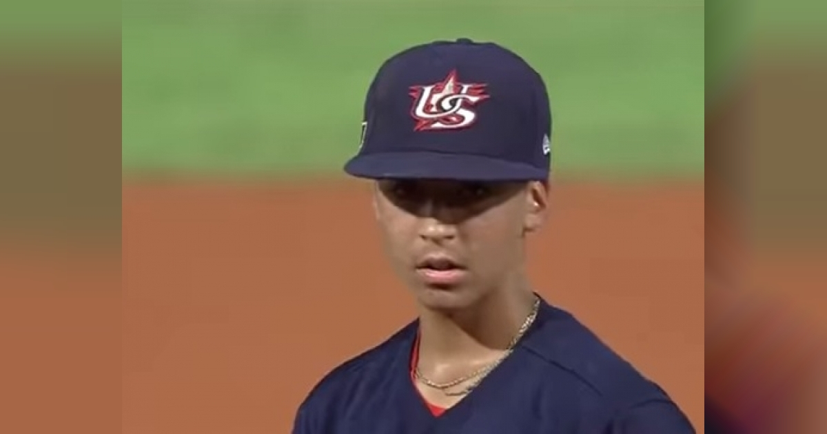Joven cubanoamericano brilla como pitcher con la camiseta de EE.UU.