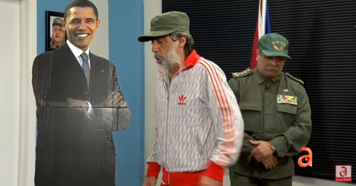 HUMOR: Fidel y Raúl Castro se preparan para recibir a Obama