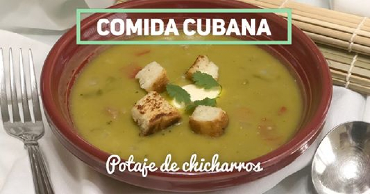 Receta de Potaje de Chícharos - CiberCuba Cocina