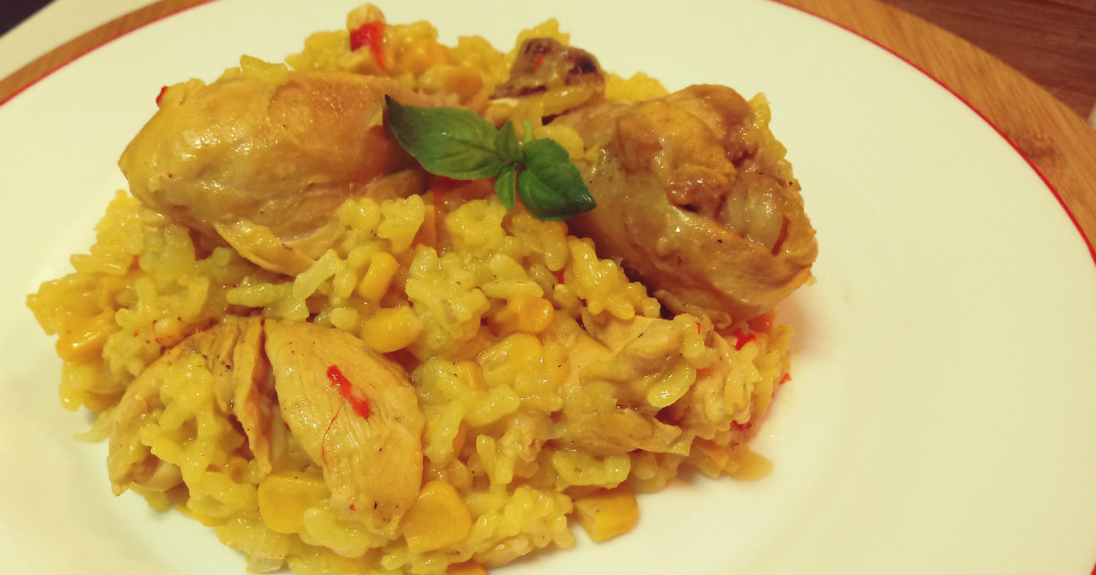 Receta de Arroz con maíz y pollo - CiberCuba Cocina