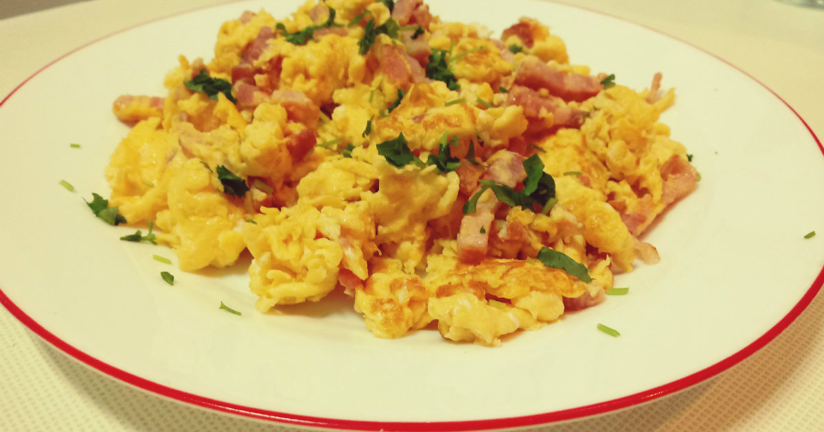 Receta de Huevos revueltos - CiberCuba Cocina