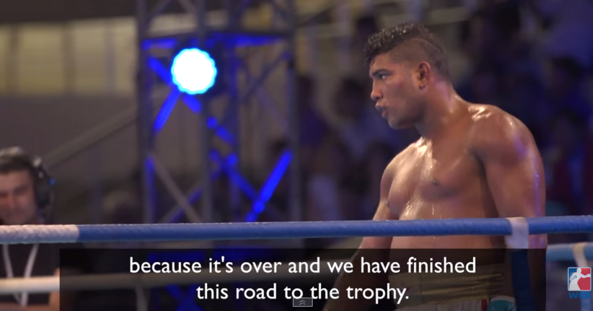 Resumen final de la Serie Mundial de Boxeo 2015 - Arlans Kazakhstan vs ...